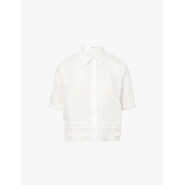 FRAME The Heirloom Lace Woven Shirt