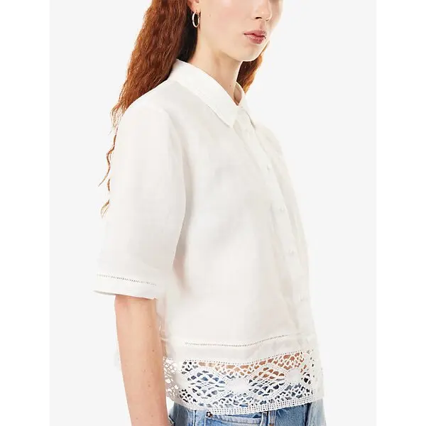 FRAME The Heirloom Lace Woven Shirt