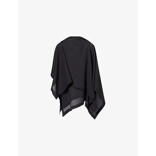 Issey Miyake All Squares Draped Woven Shirt