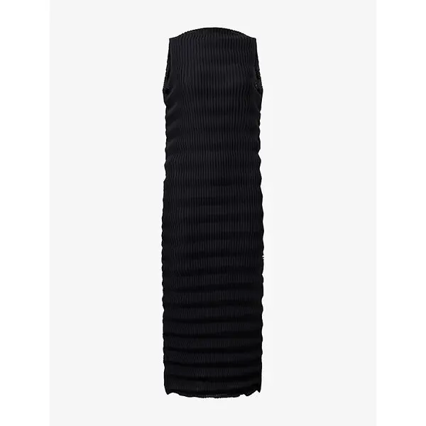 Issey Miyake June Spring Pleats Knit Midi Dress