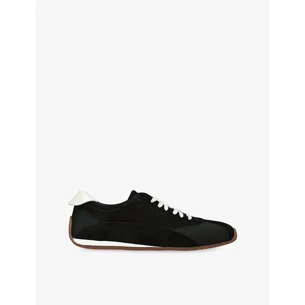 NEOUS Suede And Mesh Trainers - Black/comb