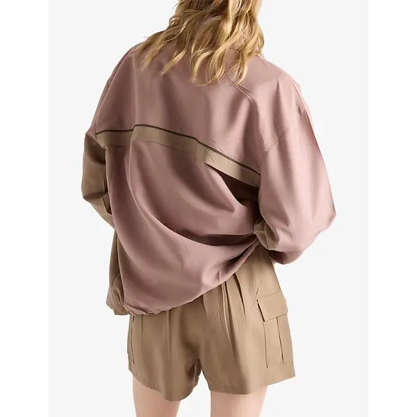 Prada Flap-pocket Elasticated-waist Wool Shorts