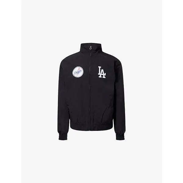 New Era La Dodgers Mlb Woven Sports Jacket - Black