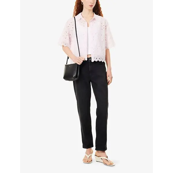 FRAME The Borrowed Mid-rise Denim Jeans