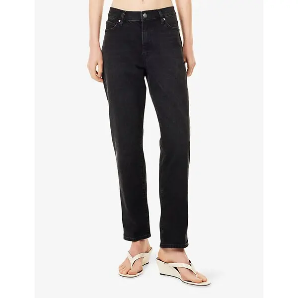 FRAME The Borrowed Mid-rise Denim Jeans