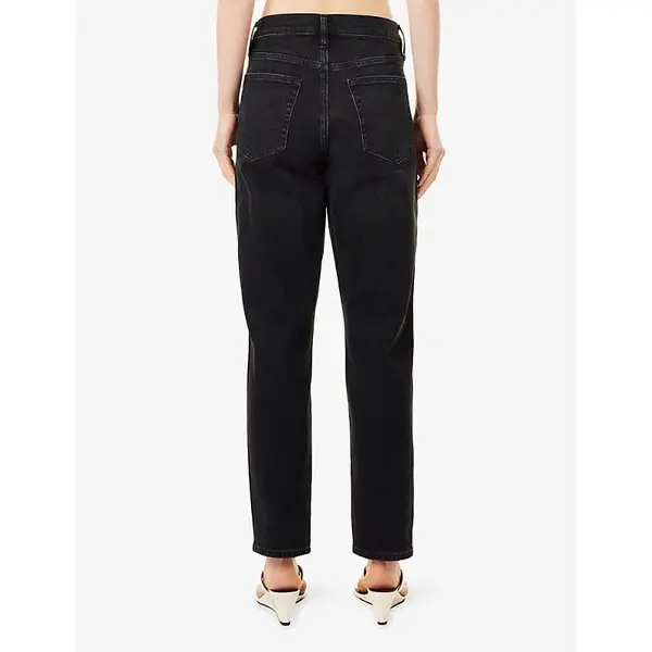 FRAME The Borrowed Mid-rise Denim Jeans