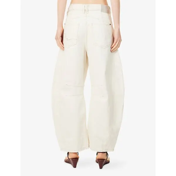 Free People Good Luck Mid-rise Barrel Denim Jeans