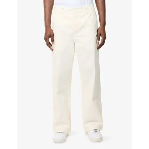 New Era New York Yankees Mlb Logo-embroidered Cotton Chinos