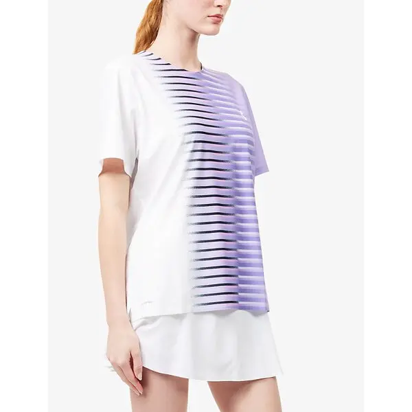On Court Edge Logo-print Stretch-woven T-shirt
