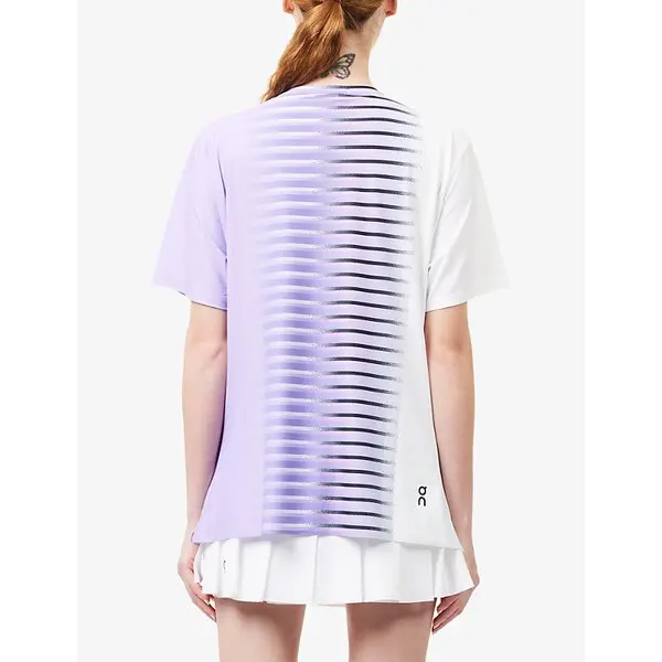 On Court Edge Logo-print Stretch-woven T-shirt