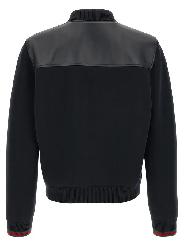 Gucci Bomber Jacket With Tassel And Sweater