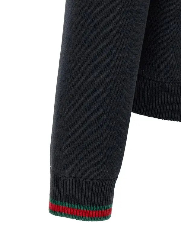 Gucci Bomber Jacket With Tassel And Sweater