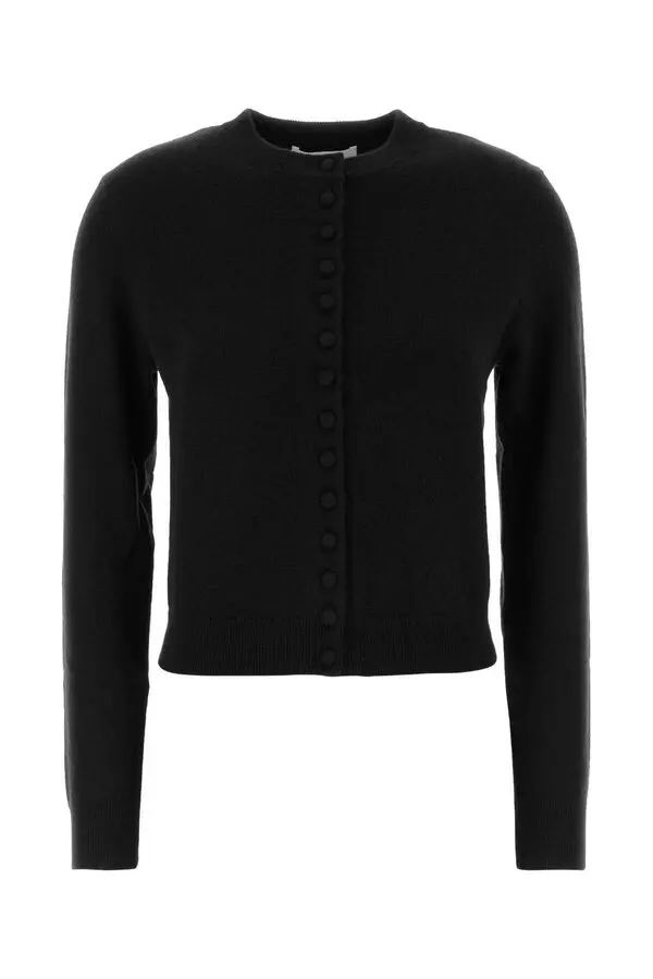 LISA YANG Cashmere Wilona Cardigan - Black