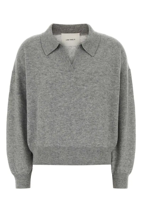 LISA YANG Grey Cashmere Sweater - Gray
