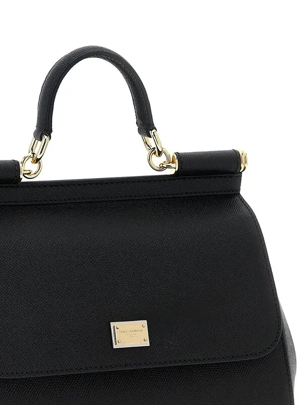 Dolce & Gabbana Sicily Large Handbag - Black