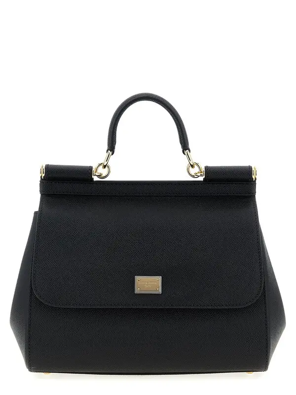 Dolce & Gabbana Sicily Large Handbag - Black