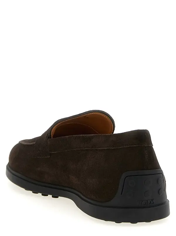 TOD'S Gomma Suede Loafers