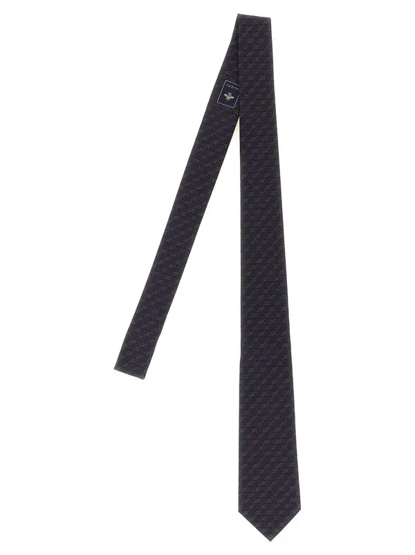 Gucci Gg Jacquard Neck Tie - Blue