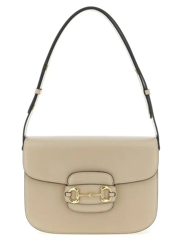 Gucci Horsebit 1955 Medium Shoulder Bag - Cream