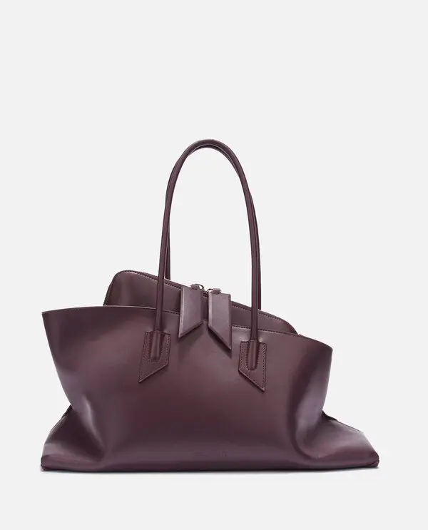 Attico La Passeggiata Medium Leather Shoulder Bag - Multicolor