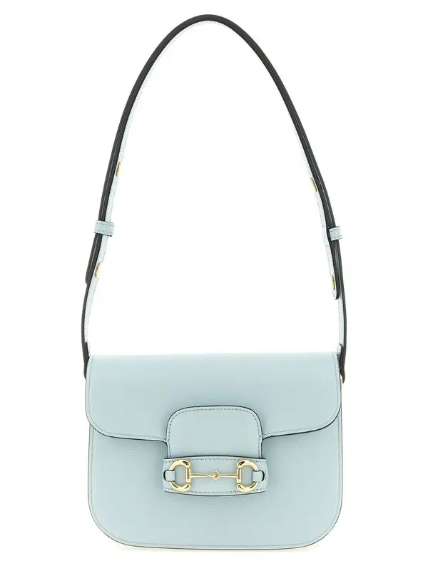 Gucci Horsebit 1955 Small Shoulder Bag - Blue