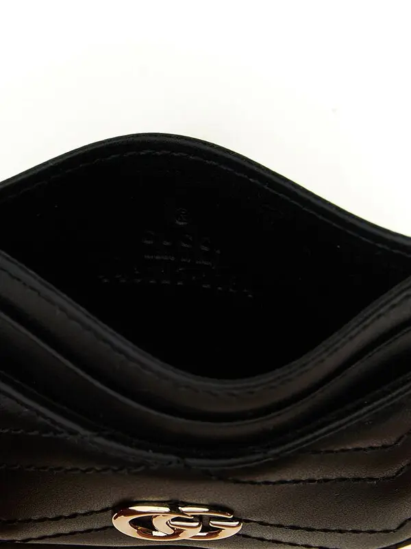 Gucci Gg Marmont' Card Holder - Black