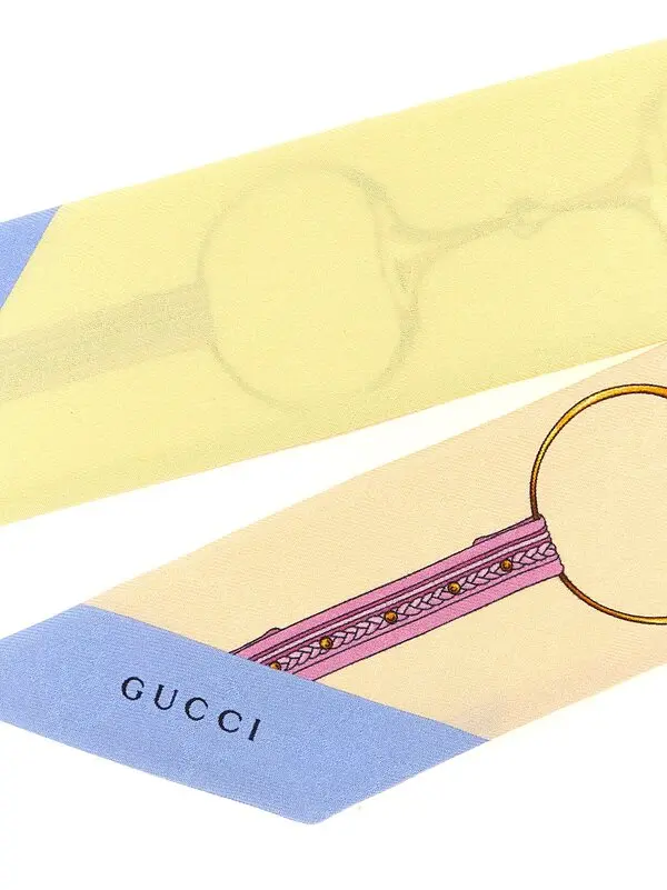 Gucci Double-face Silk Ribbon - Multicolor