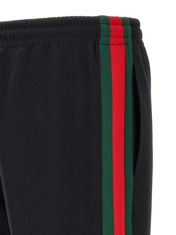 Gucci Nastro Web' Joggers - Blue