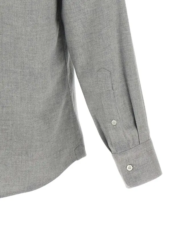 Brunello Cucinelli Cotton Shirt - Gray