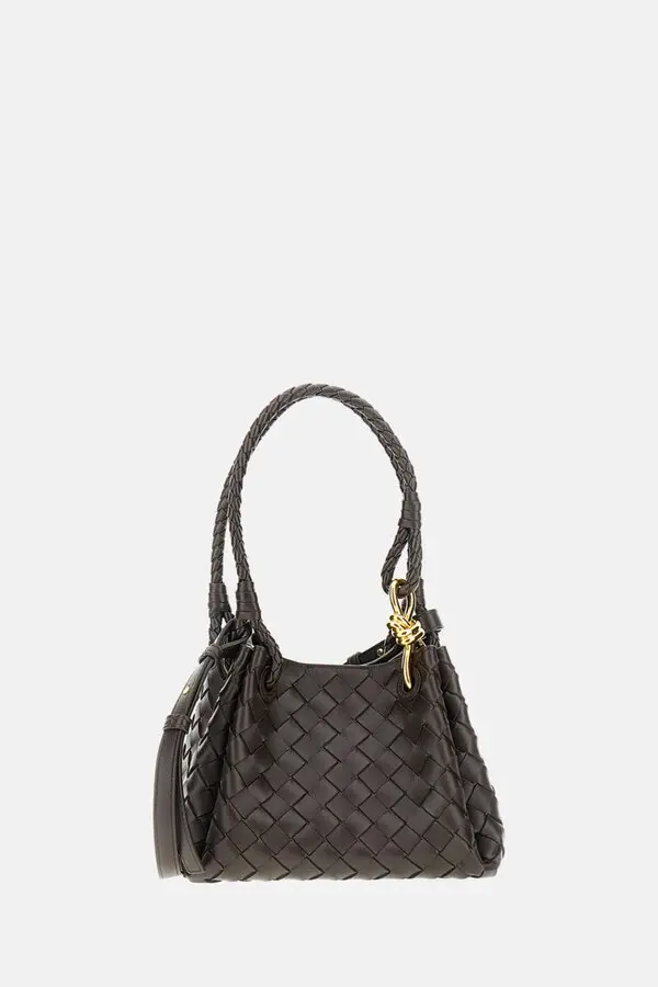Bottega Veneta Small Parachute Bag In Suede - Multicolor