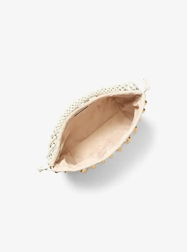 Michael Kors Gwen Small Hobo Shoulder Bag - Natural
