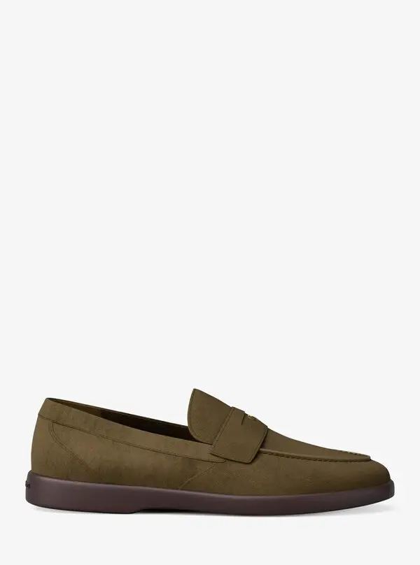 Michael Kors Wesley Suede Loafers - Green