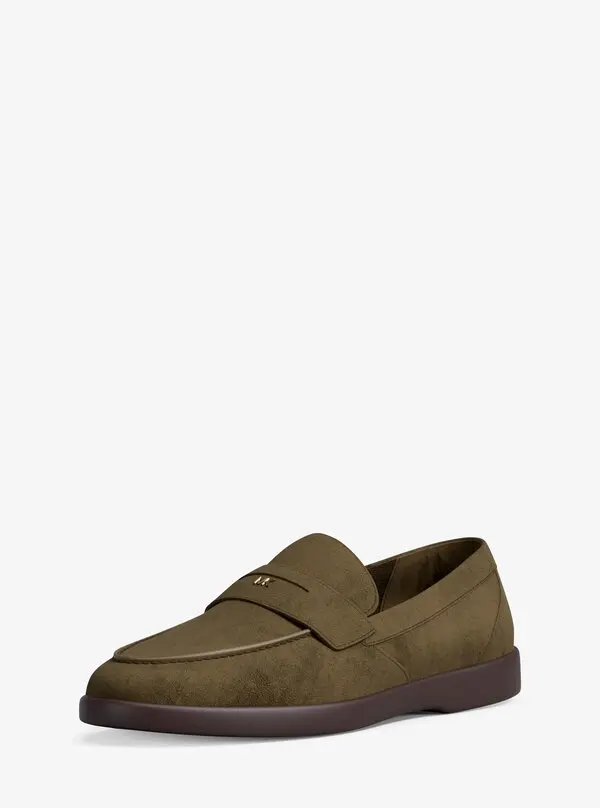 Michael Kors Wesley Suede Loafers - Green