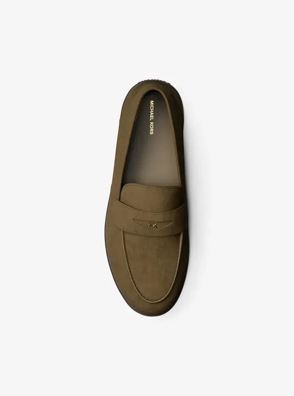 Michael Kors Wesley Suede Loafers - Green
