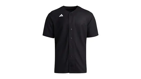 Adidas Impact Full Button Jersey - Black