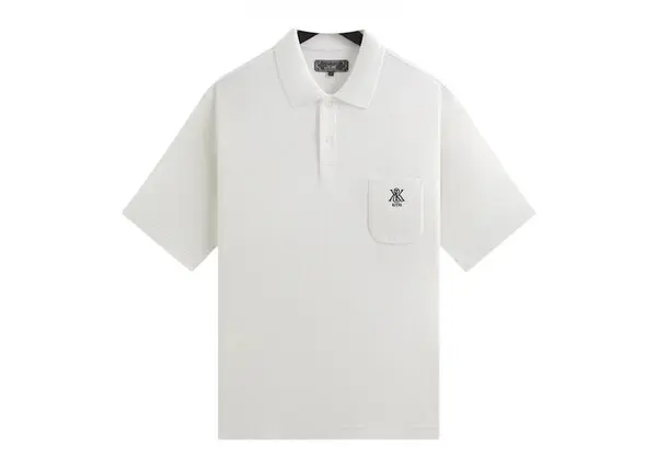 Kith Ethan Pique Polo Shirt - White