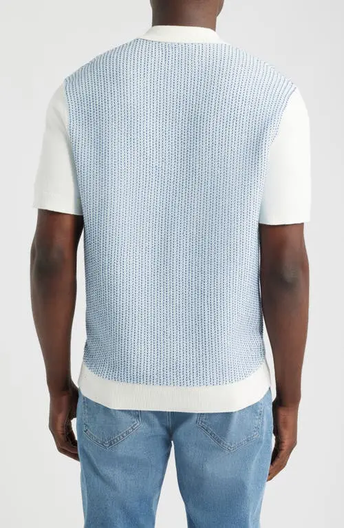 WAX LONDON Turin Stripe Polo Sweater