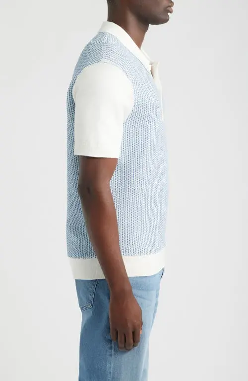 WAX LONDON Turin Stripe Polo Sweater