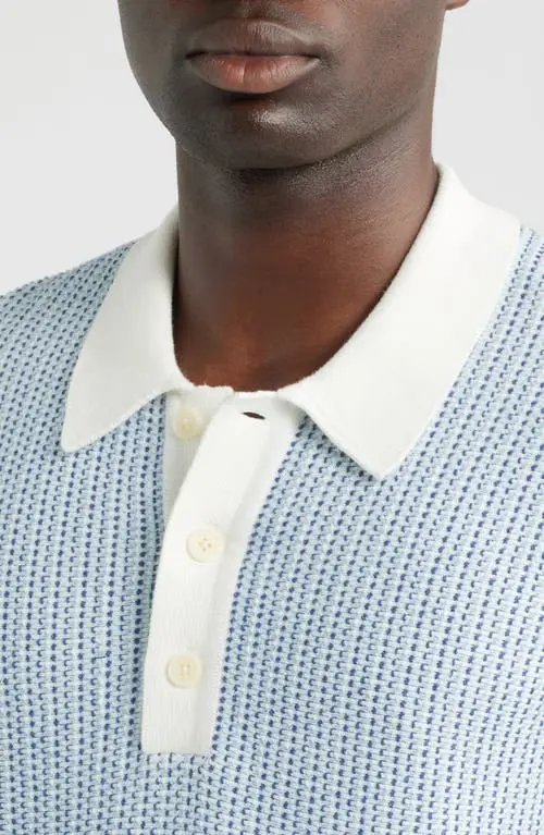 WAX LONDON Turin Stripe Polo Sweater
