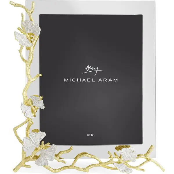 Michael Aram Butterfly Ginkgo Picture Frame - Silver Multi