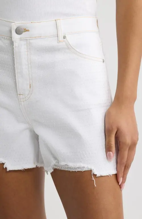 TRACTR Distressed High Waist Cutoff Denim Shorts
