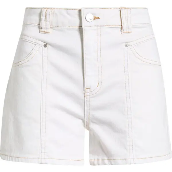 TRACTR Seamed Stretch Denim Shorts