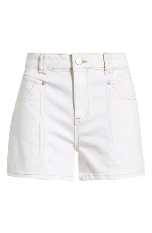TRACTR Seamed Stretch Denim Shorts
