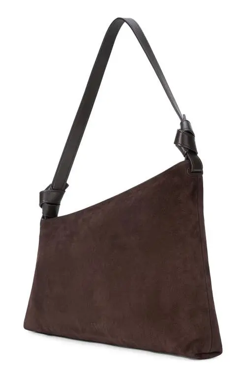 Staud Dani Leather Shoulder Bag - Espresso