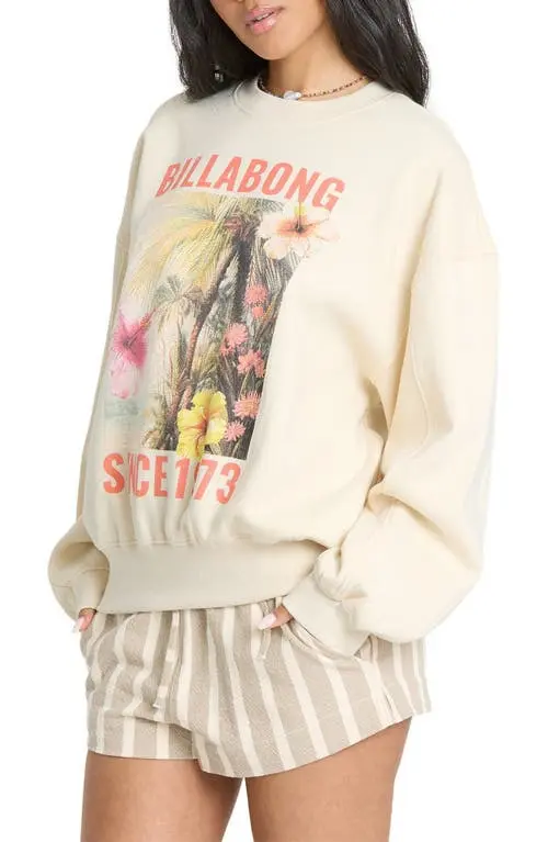 BILLABONG Graphic Crewneck Sweatshirt
