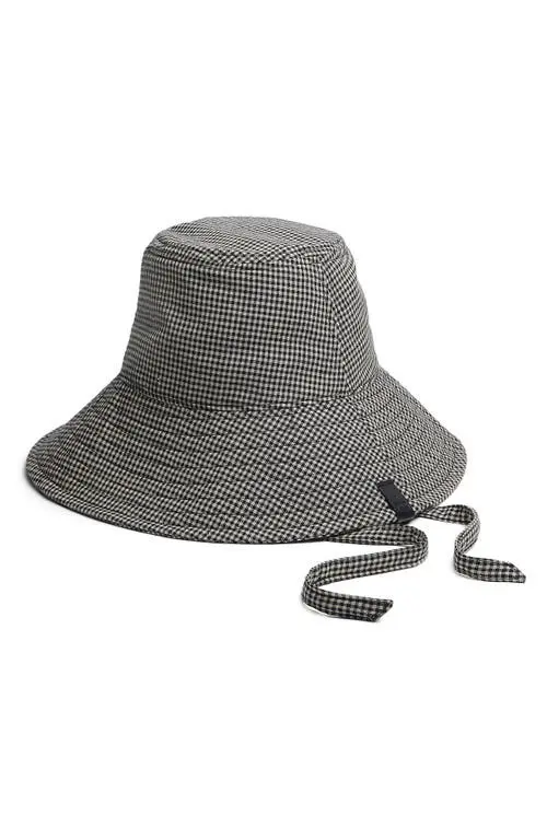 Rag & Bone Harper Bucket Hat - Black Gingham