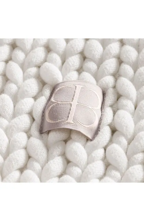 BOLL & BRANCH Superloop Throw Blanket - White