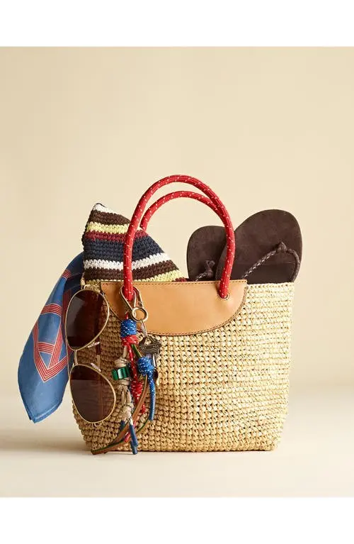 Madewell Braided Paracord Straw Bucket Bag