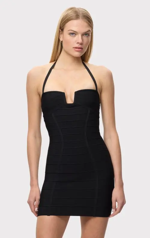 Herve Leger The Holly Dress - Black