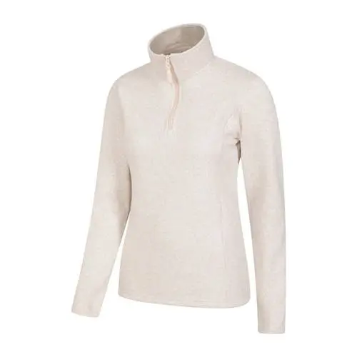 Mountain Warehouse Idris Half Zip Fleece Top - Beige